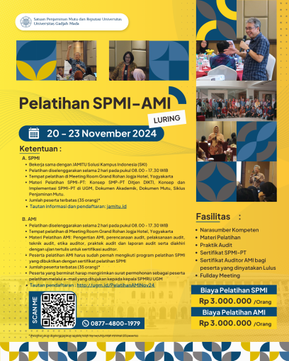 Satuan Penjaminan Mutu dan Reputasi Universitas – Ginong Pratidina